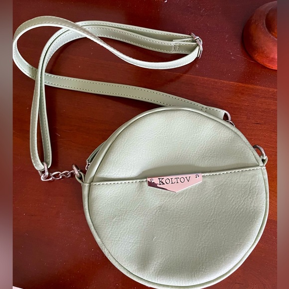Koltov | Bags | Koltov Round Crossbody Bag In Pastel Green | Poshmark